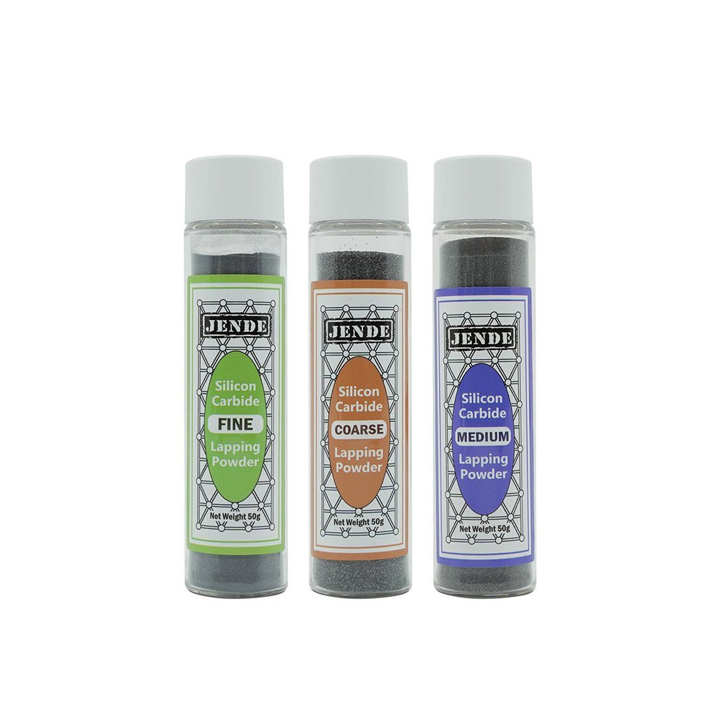 Jende Glass Lapping Plate with Lapping Powders | Zanvak